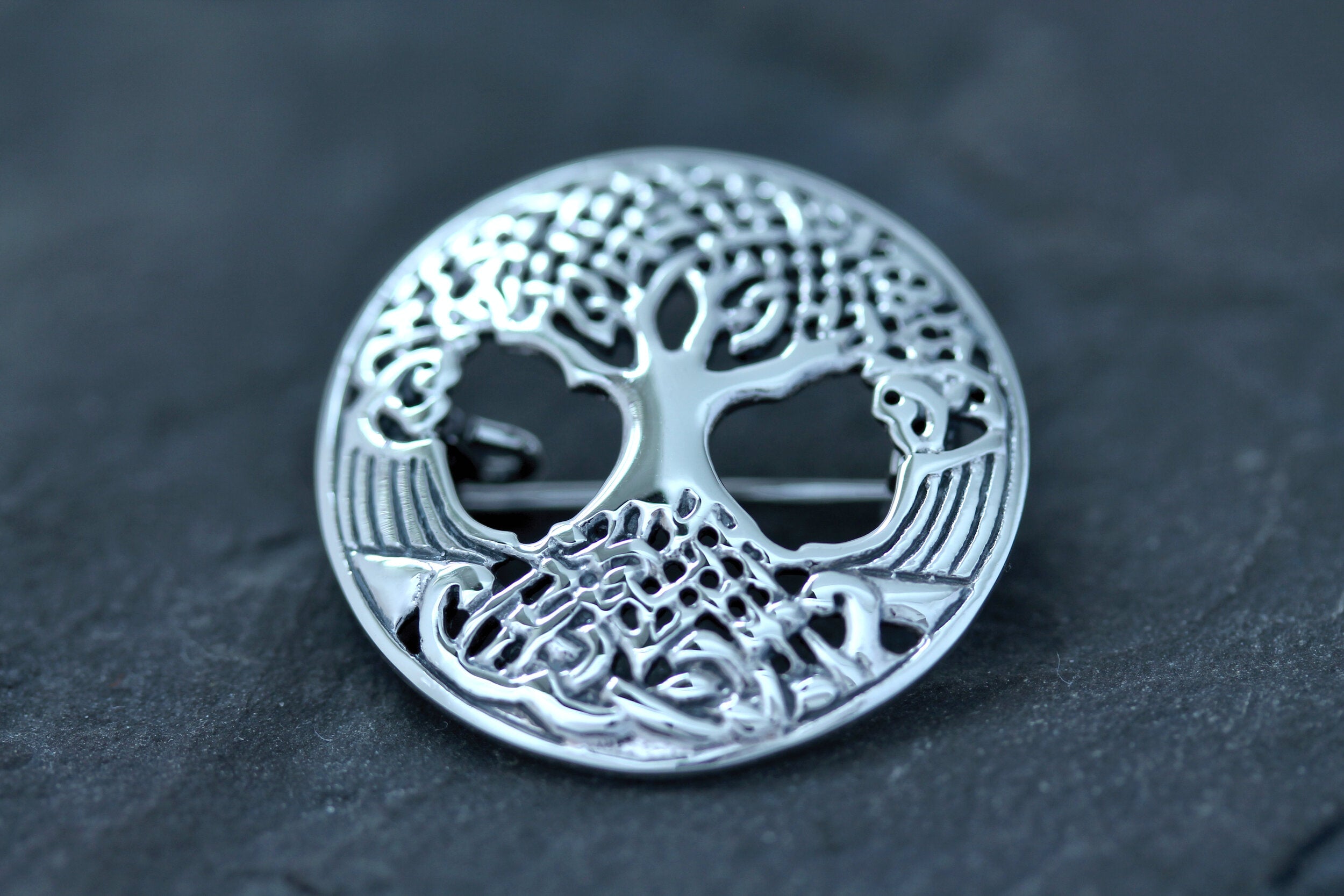 Tree of Life Brooch - Eternal Growth – Celtic Design Scotland