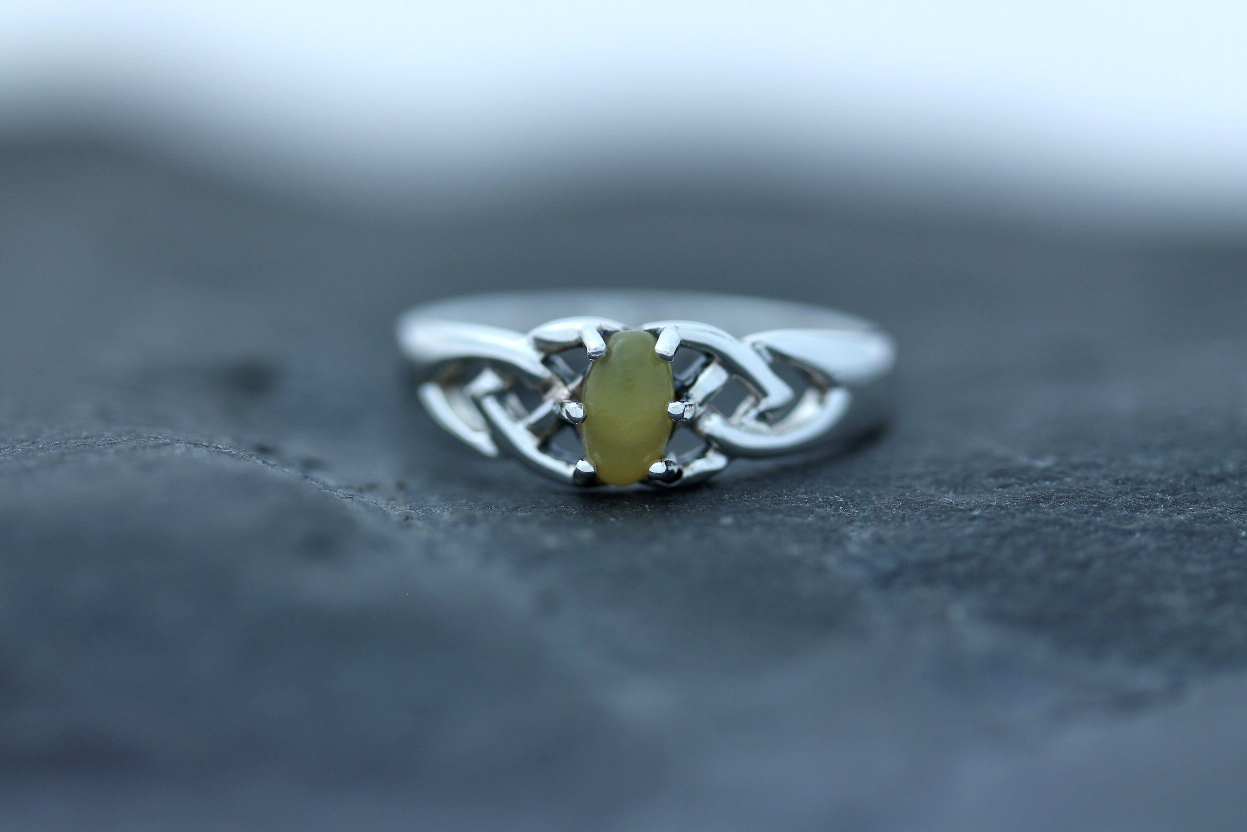 Scottish Marble Ring - Celtic Clasp – Celtic Design Scotland