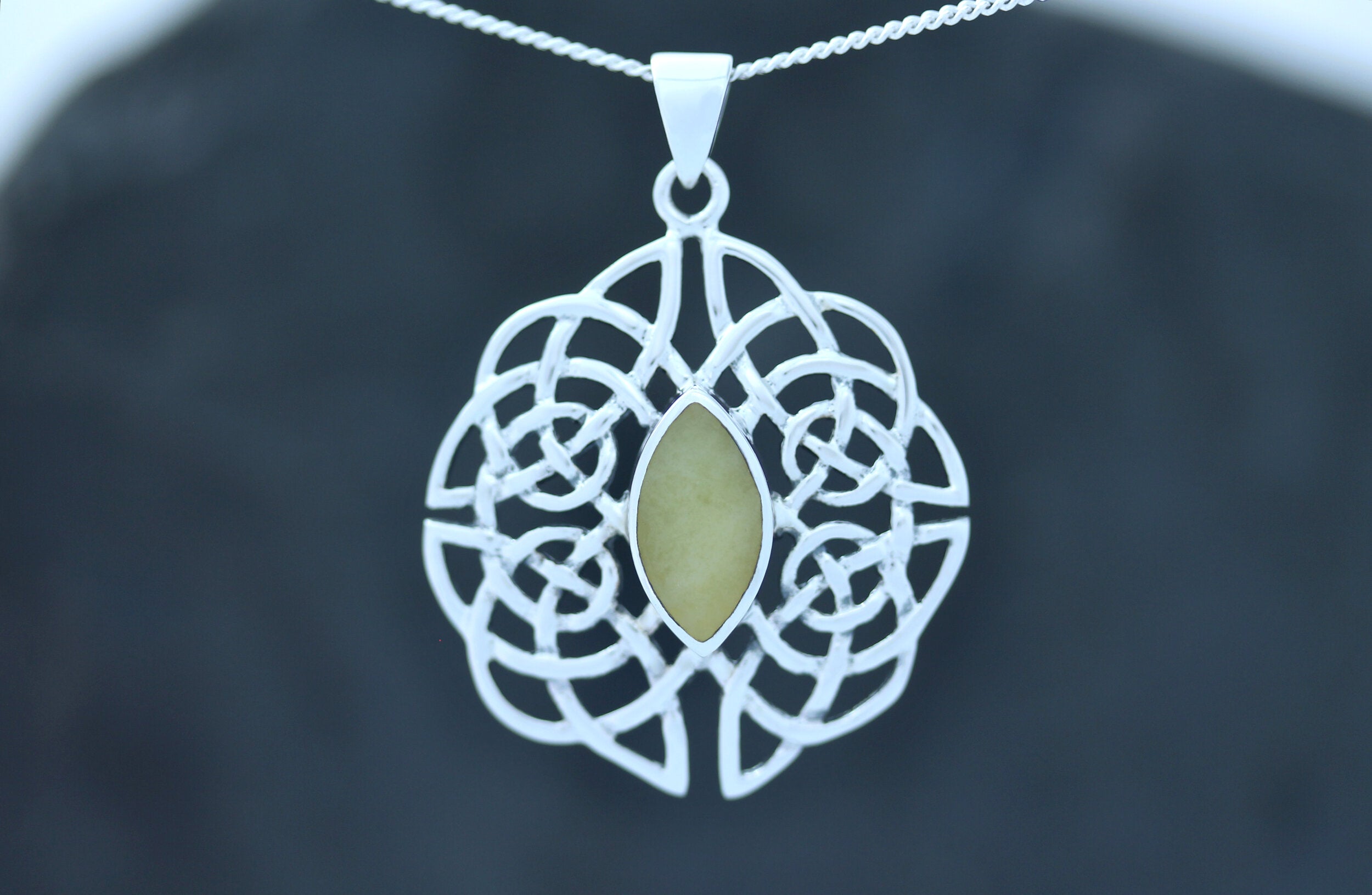Scottish Marble Pendant - Dara Knot with Scottish Marble – Celtic ...