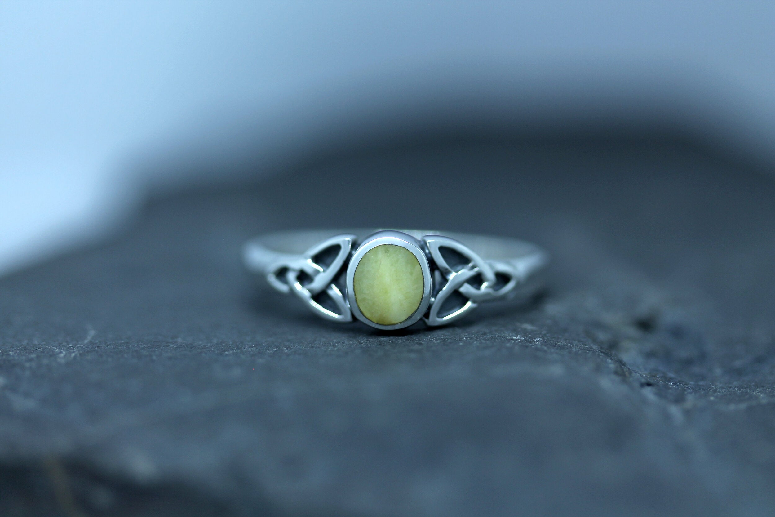 Scottish Marble Ring - Contrast Trinity – Celtic Design Scotland