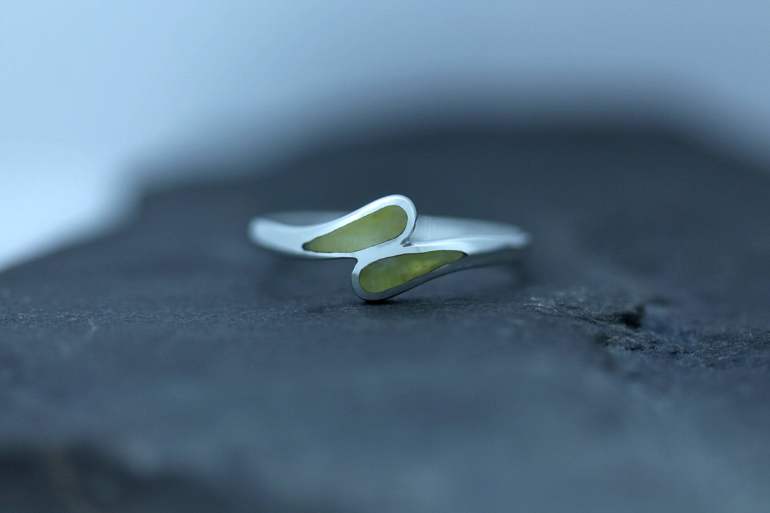Scottish Marble Ring - Crossing Teardrop – Celtic Design Scotland