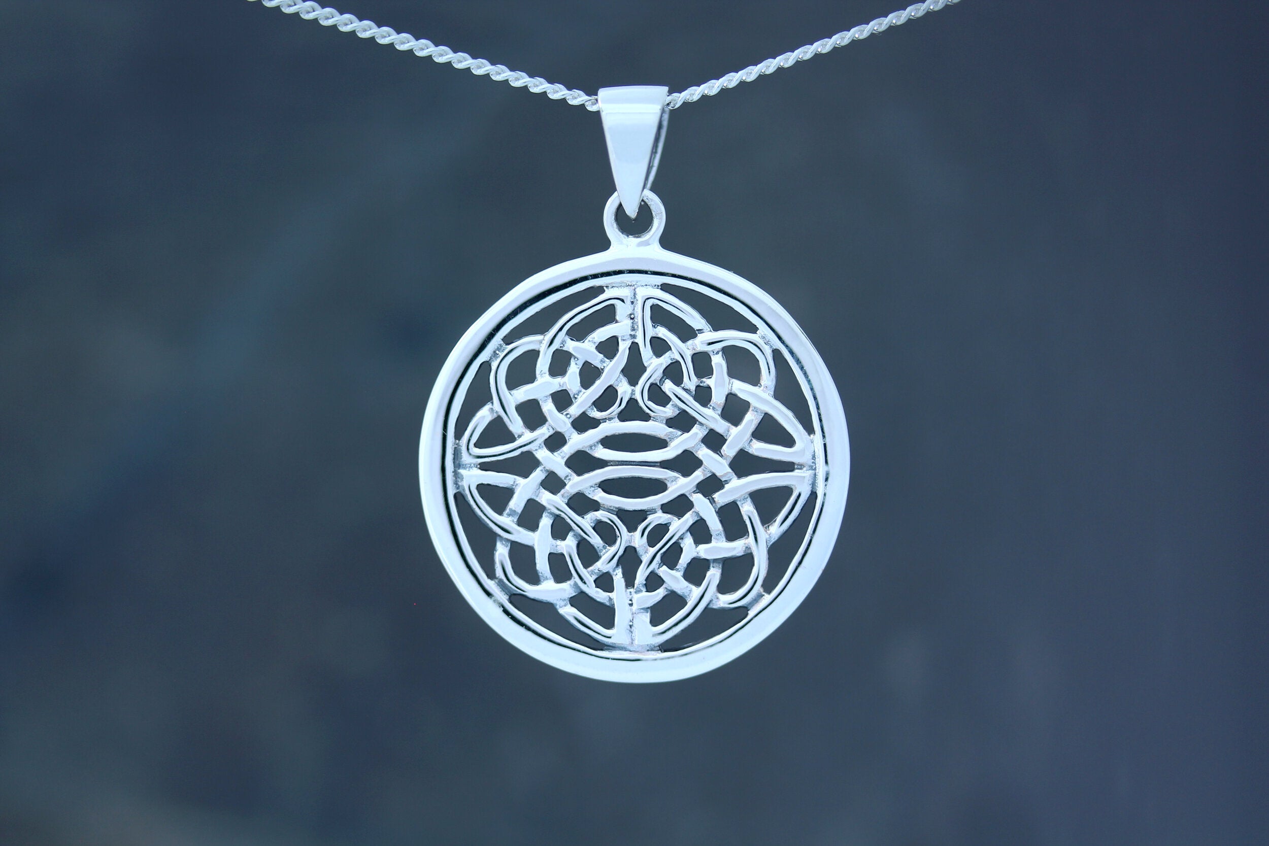 Celtic Knot Pendant - Pictish Knot Shield – Celtic Design Scotland