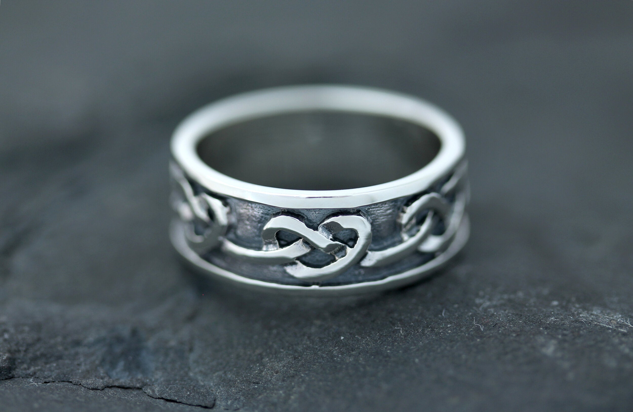 Celtic Knot Ring - Soild Rope Knot – Celtic Design Scotland