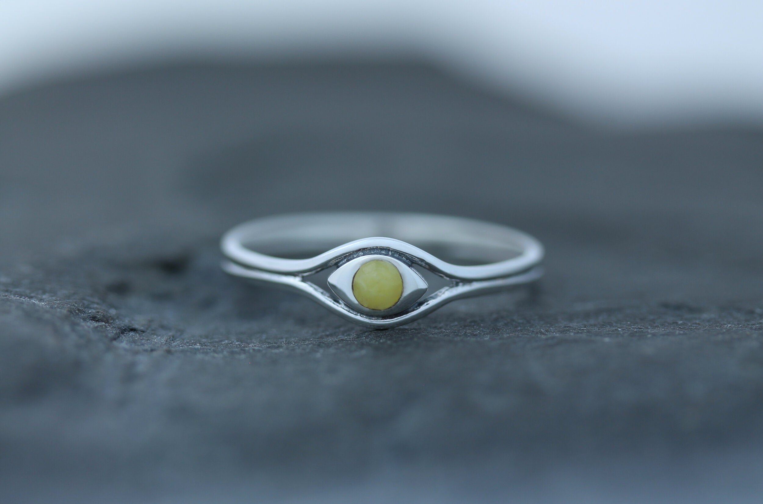 Scottish Marble Ring - The Eye – Celtic Design Scotland