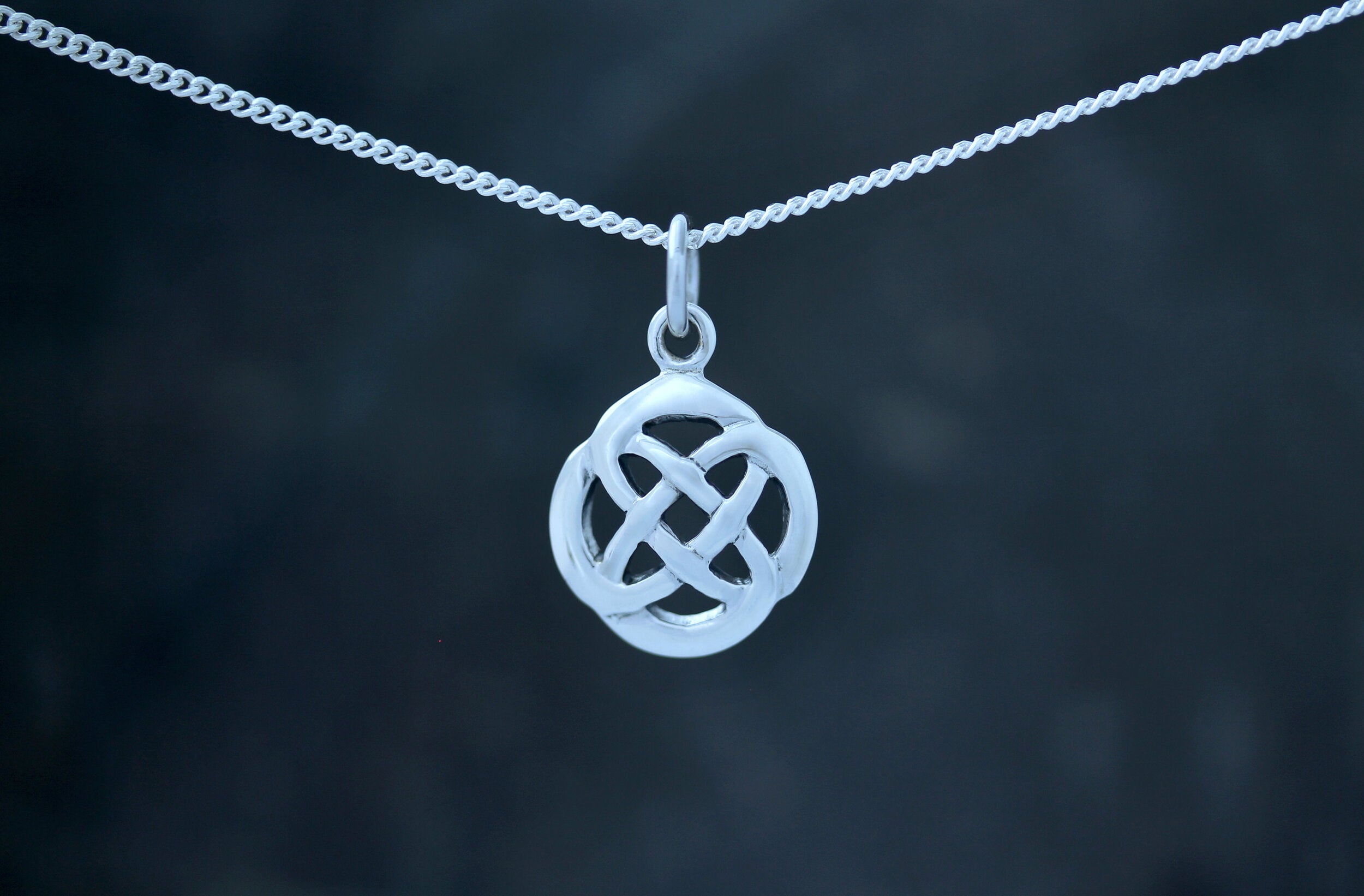 Celtic Knot Pendant- Large Quaternary Knot – Celtic Design Scotland
