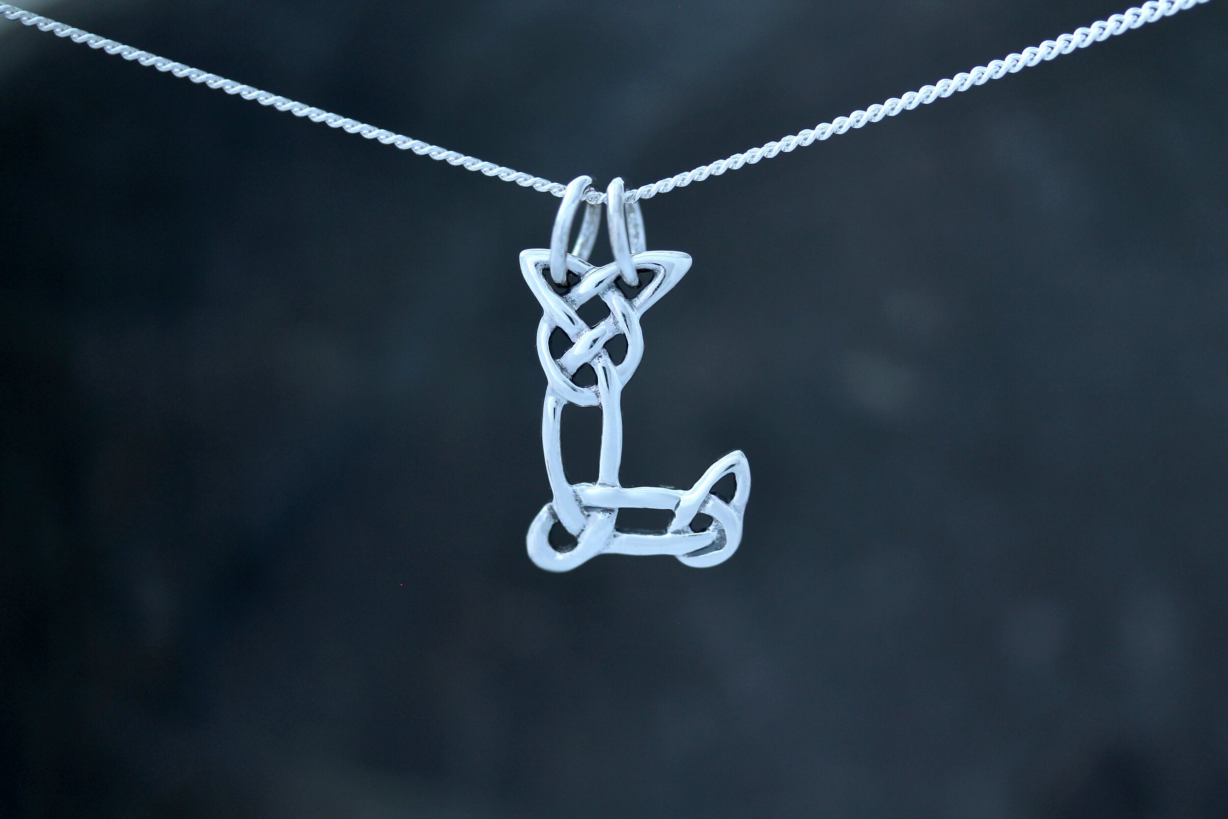 Celtic Letters - 'L' Pendant – Celtic Design Scotland